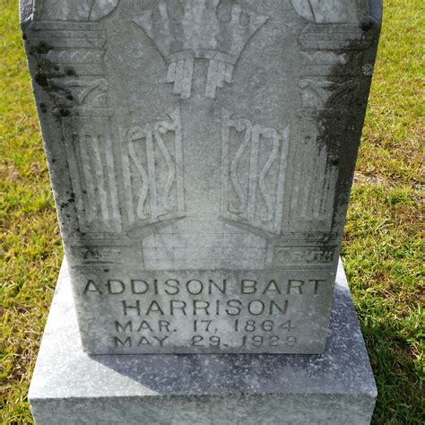 Addison Bart Harrison 1864 1929 Find A Grave Memorial