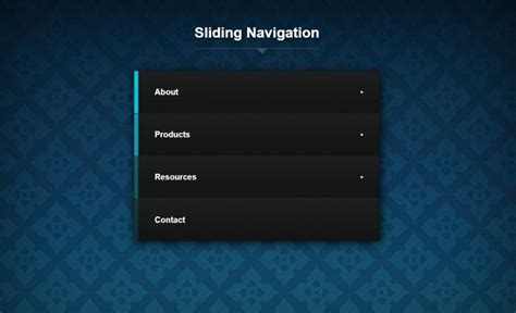 23 Javascript Sliding Slide Menu Examples Onaircode