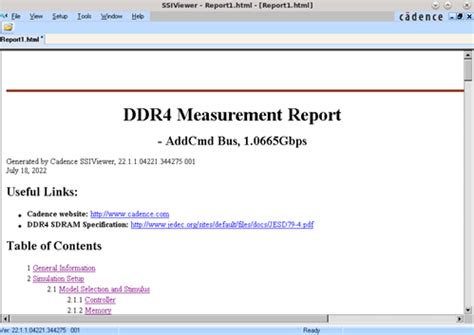 DDR4 Report Generation In Topology Explorer Sigrity System Analysis Cadence Community