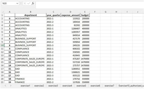 Excel Exercises Solved With Python Etsy