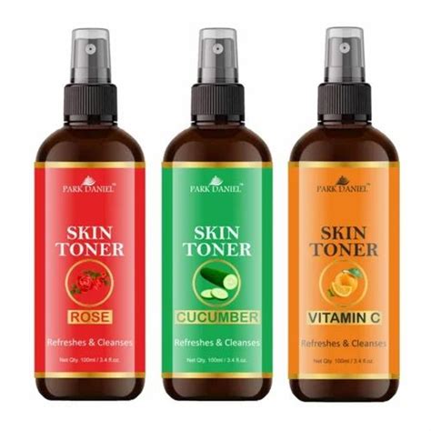 Park Daniel Rosecucumber And Vitamin C Skin Toner Combo Pack Of 3