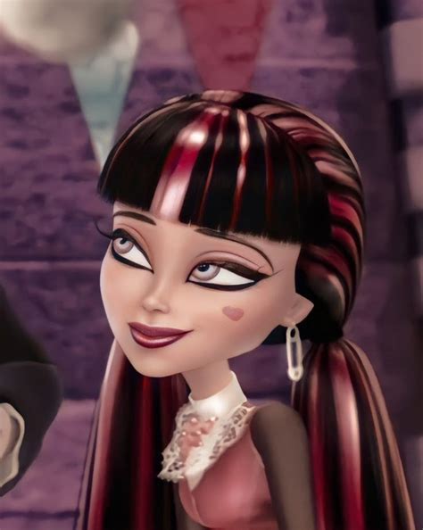 An Animated Woman With Long Hair And Big Eyes