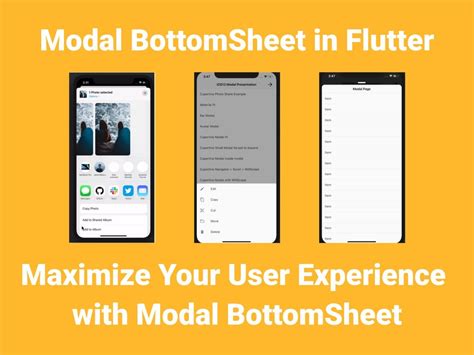 Modal Bottomsheet In Flutter Rflutterdev