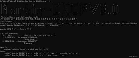网络安全 Mdpg Dhcp袭击工具 Csdn博客