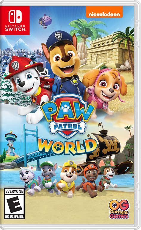 Paw Patrol World Adventure Bay Video Game For Nintendo Switch