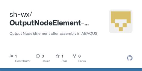OutputNodeElement Plugin For ABAQUS OutputNodeElementDB Py At Main Sh