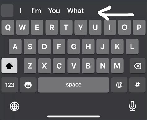 Why Does My Keyboard Look Like This Usually Its Just The Three Word Suggestions R Iphone