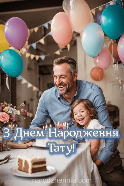 Зворушливі привітання з Днем народження батьку з картинками