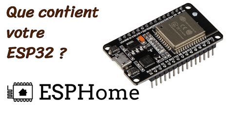 que contient votre esp32 touchpad bouton led esphome youtube