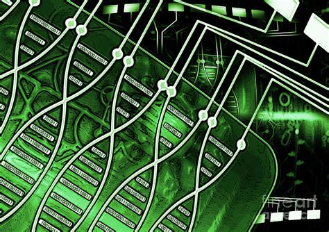 Dna Computing Photograph By Giroscience Science Photo Library Pixels