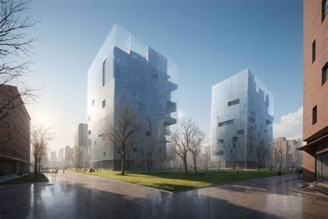 Modern Style Architecture Image Created By Tensorart