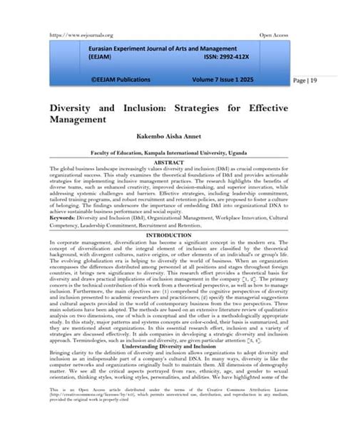 Kpis To Measure Diversity And Inclusion In The Workplace Pdf Resume Writing And Advice Job