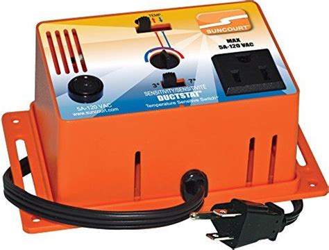 Suncourt Ductstat Temperature Sensitive Switch Plug In Or Inline Thermostat Thermostat