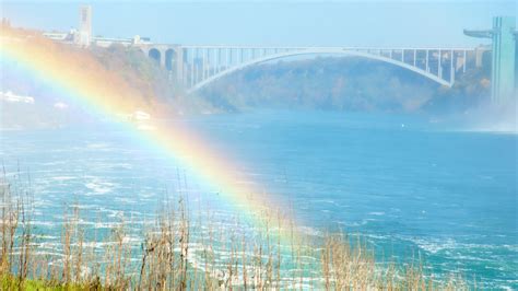 Space Shuttle View Of Rainbow