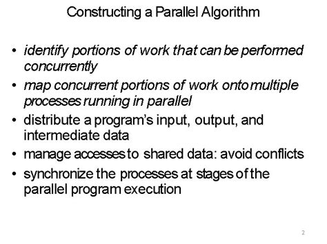 Lecture 4 Principles Of Parallel Algorithm Design 1
