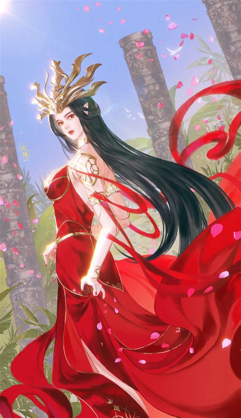 Cai Lin Doupo Cangqiong Drawn By Yin Shi Zhihua Danbooru