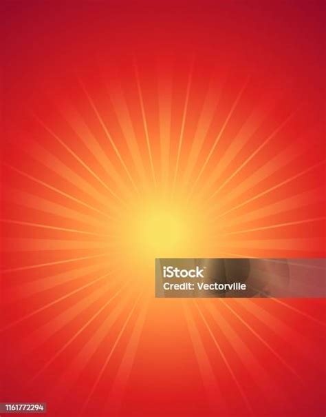 노란색 태양 빨간색 배경 다른 방향 기하학적 벽지 벡터 일러스트 와 광선 빨강에 대한 스톡 벡터 아트 및 기타 이미지 빨강 노랑 배경 주제 Istock