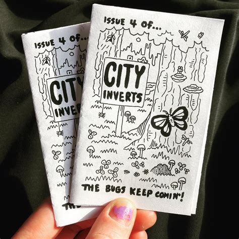 Issue Four Of My Chicago Bug Zine City Inverts Rawwnverts