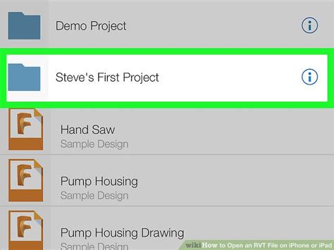 How To Open An RVT File On IPhone Or IPad With Pictures
