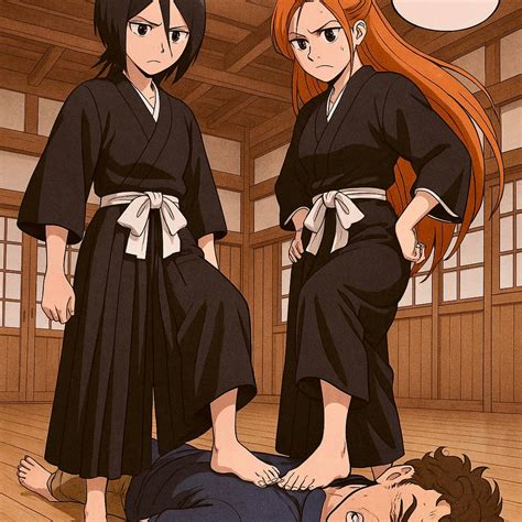 Rukia And Orihime From Bleach By Doe69 On Deviantart