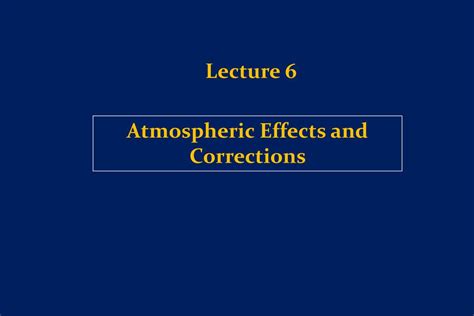 Ppt Atmospheric Effects And Corrections Powerpoint Presentation Free Download Id5494661