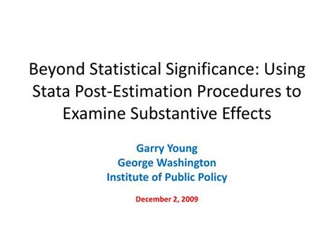 ppt beyond statistical significance using stata post estimation