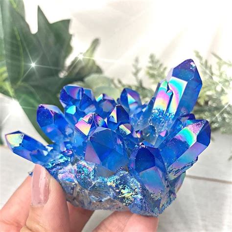Blue Is So Magical Dreamy Blue Aura Quartz Have A Beautiful Night