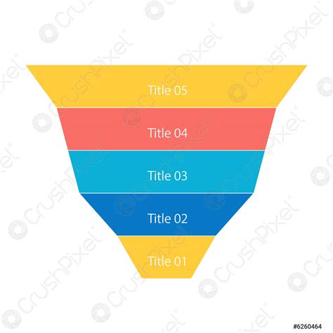 Employment Steps Infographic Funnel Chart Design Template Stock Vector 6260464 Crushpixel