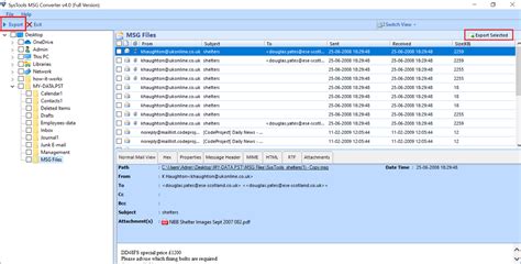 Export Outlook Messages To Eml Format On Windows Os Instantly