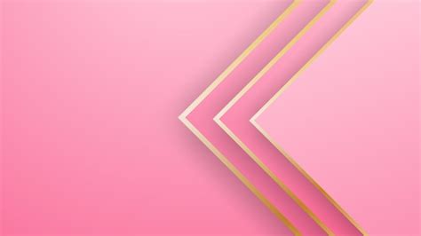 반짝이는 럭셔리 골드 라인이 있는 분홍색 텍스트의 빈 공간 배경 무료 벡터