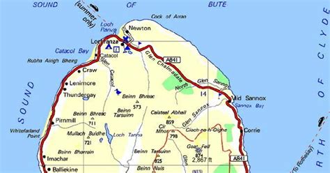 Map Of Brodick Arran Complete Guide For First Time Visitors