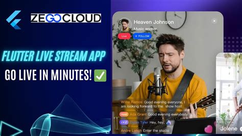 Flutter Live Stream App Ios And Android With Zegocloud Youtube