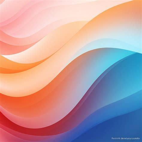 Premium Photo Gradient Wave Style Background