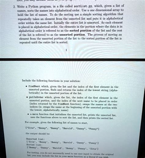 Video Solution Note That You Should Not Use Any Of The Build In List Methods Available In