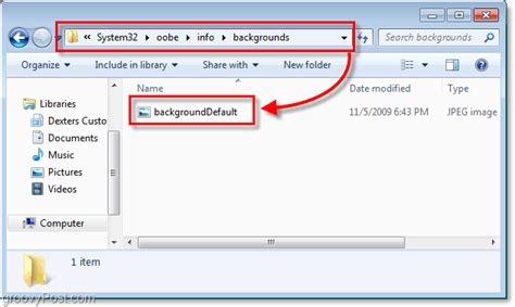 How To Change The Windows 7 Logon Background