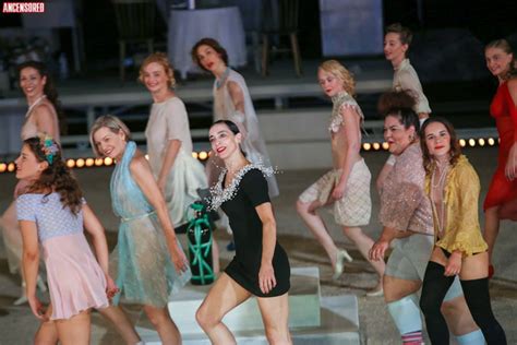 Naked Aglaia Pappa In Lysistrata Stage Play