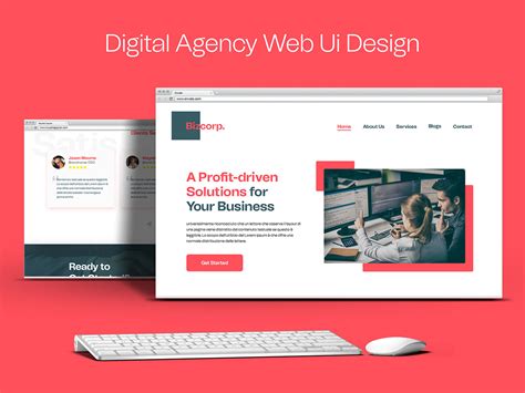 Digital Agency Web Ui Design On Behance