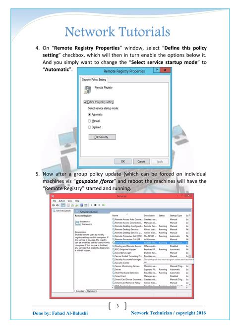 6 Enable Remote Registry Pdf