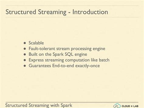 Introduction To Structured Streaming Big Data Hadoop Spark Tutorial