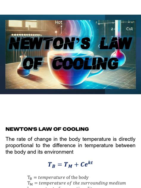 Newtons Law Of Cooling Pdf