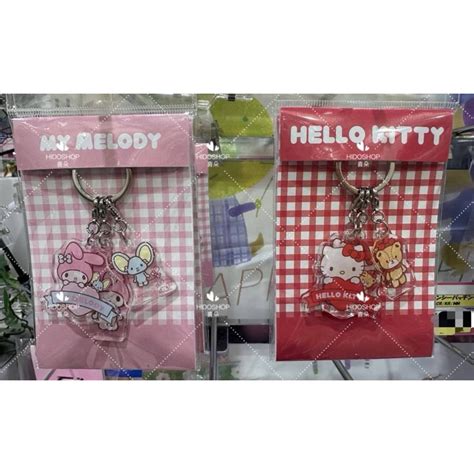 日本 Sanrio 三麗鷗 Hellokitty 美樂蒂 大耳狗 鑰匙圈 蝦皮購物