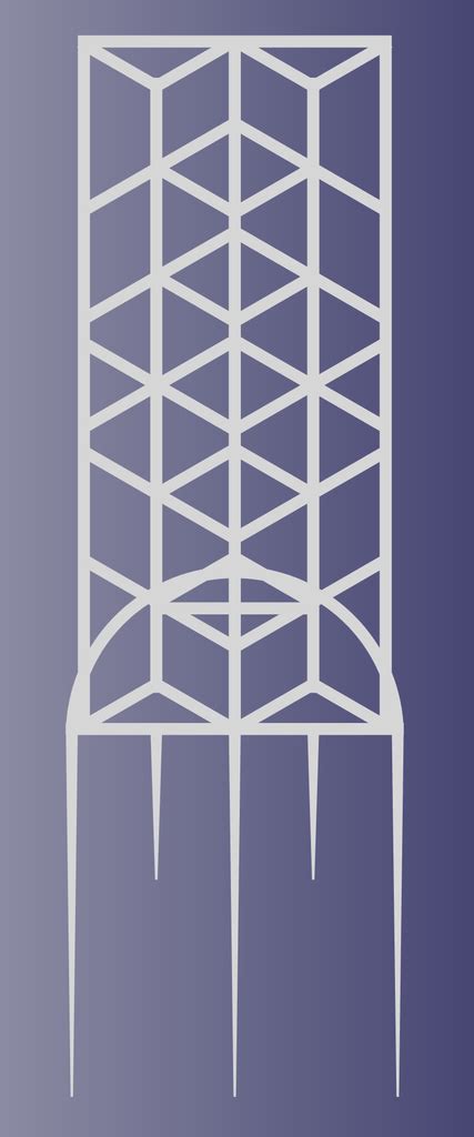 Trellis For Small Plants With Freecad Project Source By Aedazan