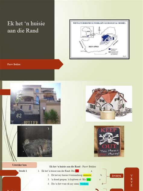 Ek Het N Huisie Aan Die Rand Pdf
