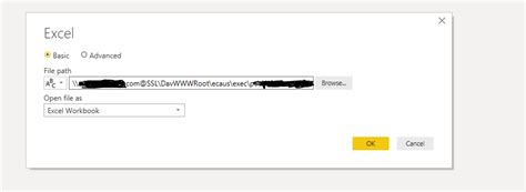 solved connecting to excel in sharepoint on prem microsoft fabric