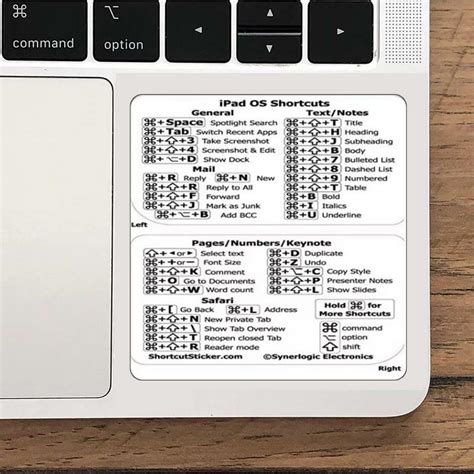 Cheat Sheet Sticker Wordexcel Quick Reference Guide Keyboard Shortcut