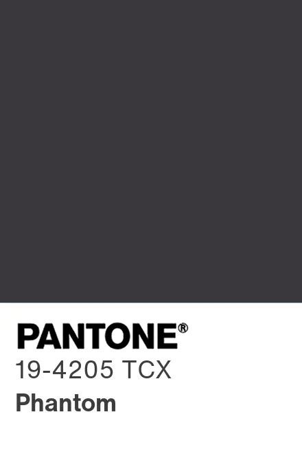Pantone 19 4205 Tcx Phantom Pantone色号库 Pantone潘通中国官网