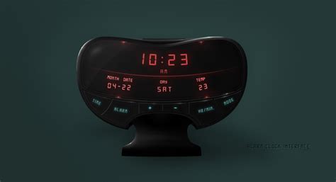 Alarm Clock User Interface Widget Free PSD Download PSD