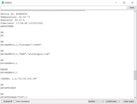 Sim900800 Post Request In Json Format With Arduino