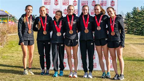 Womens Cross Country Captures Bronze Medal At 2024 Canada West