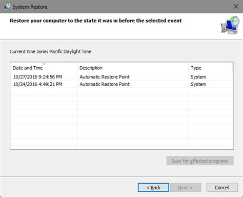 How To Make Windows Automatically Create A System Restore Point At Startup